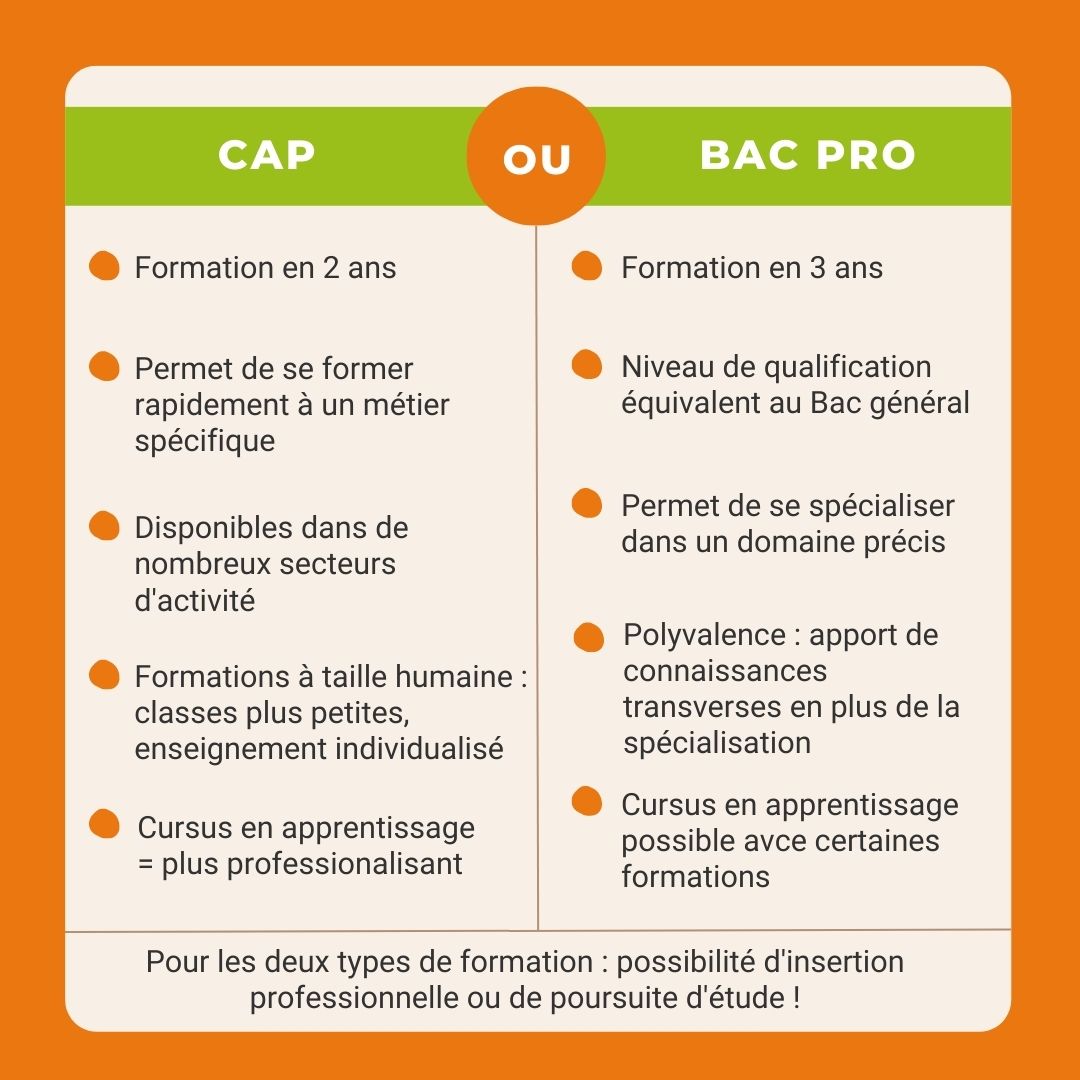 CAP ou bac pro Espace Impulsion